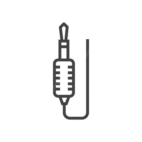 Audio Adapter Icon Concept Adapter Connection Vector Concept Adapter
