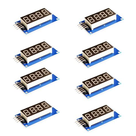 Treedix Pcs TM Digit Co Anode Digital Tube Display Module Red LED Segment Clock Display