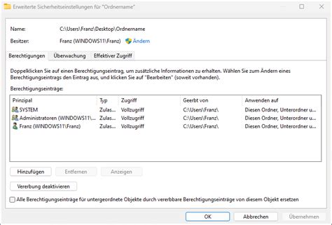 Ntfs Berechtigungenmd