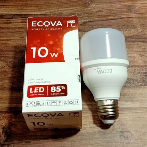 Lampu Led Ecova Bulb T Watt Putih Lazada Indonesia