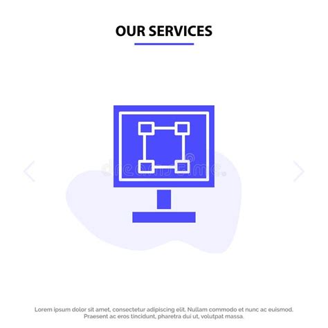 Our Services Crop Graphics Design Program Application Solid Glyph