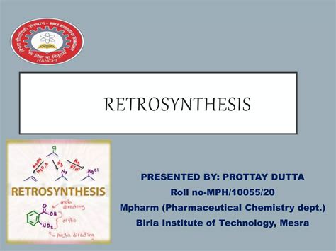 Retrosynthes Analysis And Disconnection Approach PPTX