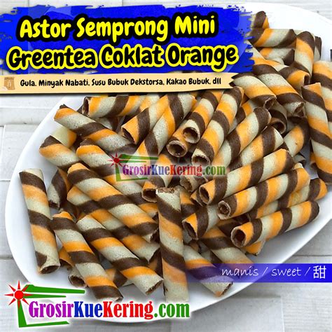Astor Semprong Mini Greentea Coklat Orange
