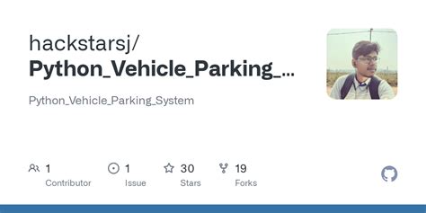GitHub Hackstarsj Python Vehicle Parking System Python Vehicle