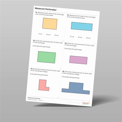 Year 4 Measure Perimeter Varied Fluency Resource Classroom Secrets