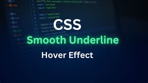 How To Add A Smooth Underline Effect On Hover Using Css Developer Zahir