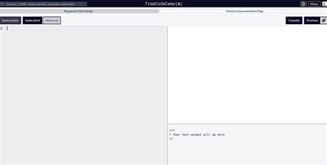 Technical Documentation Project Is Blank Freecodecamp Support The