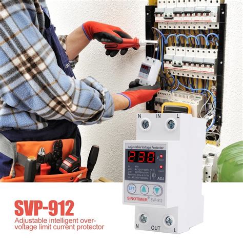Svp 912 Overvoltage Undervoltage Protective Device Protector Relay 63a