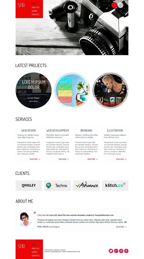Html5 Portfolio Template Free