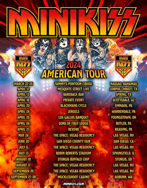 Mini Kiss Band Members Entire Kiss Band To Attend Mini Golf Opening