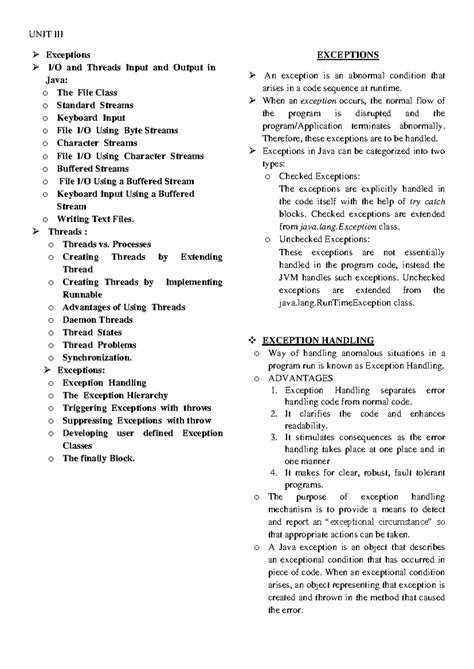 Java Notes Unit 1 2nd Sem Bca Java Unit 1 Unit 1 Introduction To Java Introduction