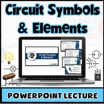 Electronics Circuits Symbols And Elements PowerPoint By STEM FUN HUB