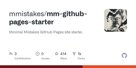 Github Mmistakesmm Github Pages Starter Minimal Mistakes Github
