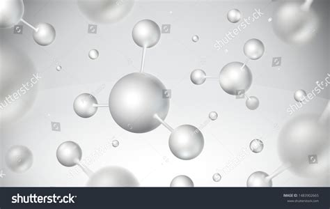 3d Molecules Vector Design Science Abstract Stock Vector Royalty Free