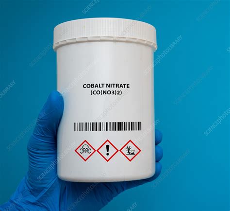Cobalt Nitrate Stock Image F044 6744 Science Photo Library