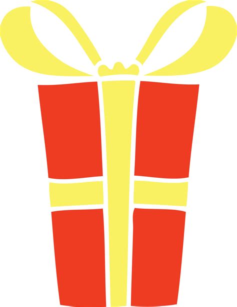 Hand Drawn Quirky Cartoon Present 40703265 Png