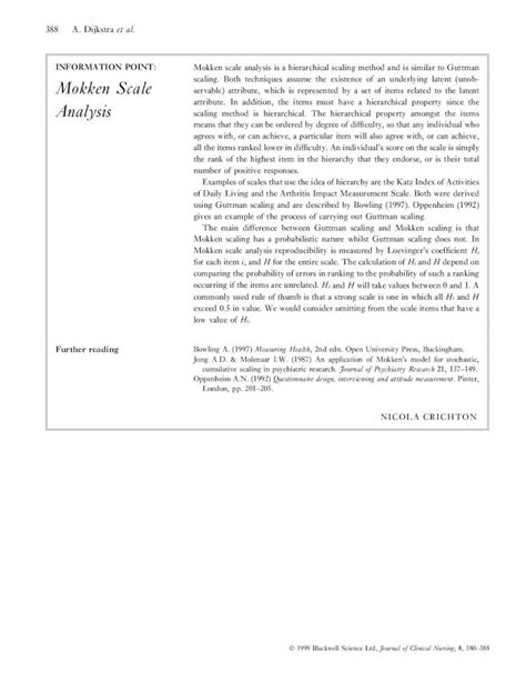 Pdf Information Point Mokken Scale · Pdf Fileinformation Point Mokken Scale Analysis Mokken