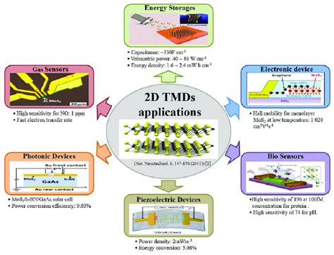 Typical Applications Of 2D TMDs Reprinted With Permission 2 3 4 5 Download Scientific