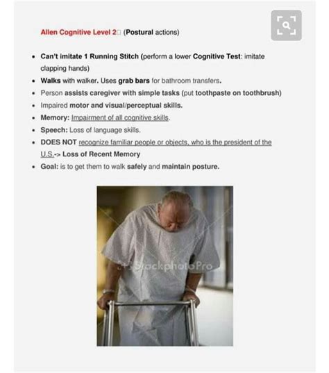 Allen Cognitive Levels Acl Levels Of Functional Cognition Artofit