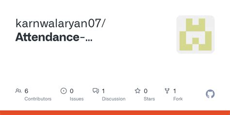 GitHub Karnwalaryan Attendance Management System
