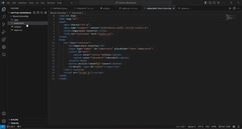 Ayush Barnwal On Linkedin Webdevelopment Bharatintern Temperatureconverter Internship