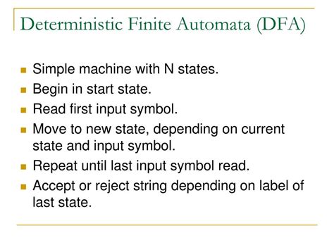 ppt regular expressions and dfas powerpoint presentation free