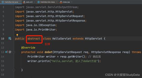 Servlet Class报错 Csdn博客