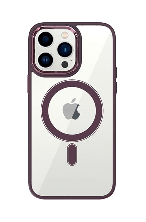 Kryt iPhone 14 Pro s vínovým rámečkem 97579 | ProMobily.cz