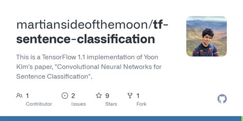 Github Martiansideofthemoontf Sentence Classification This Is A Tensorflow 11