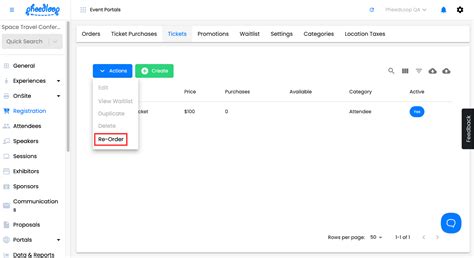 creating your registration ticket types pheedloop knowledge base