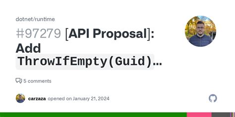 API Proposal Add ThrowIfEmpty Guid Method To ArgumentException Issue Dotnet