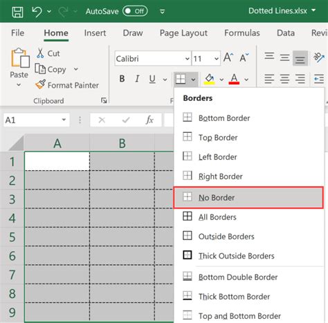 How To Bold Lines In Excel