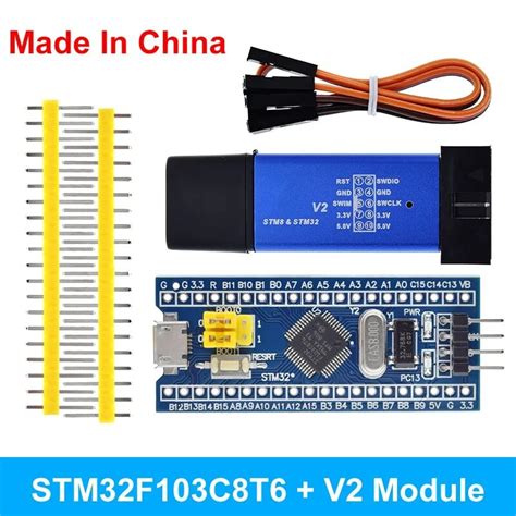 Tzt Stm32f103c8t6 Ch32f103c8t6 Минимальная плата разработки Stm32f401 Stm32f411 с программатором