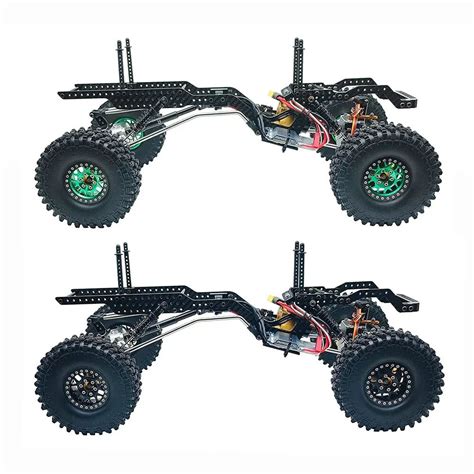 RhinoRC LCG Sporty Crawler Car With Metal Portal Axles AM32 80A ESC S12 Outrunner Rotor Power