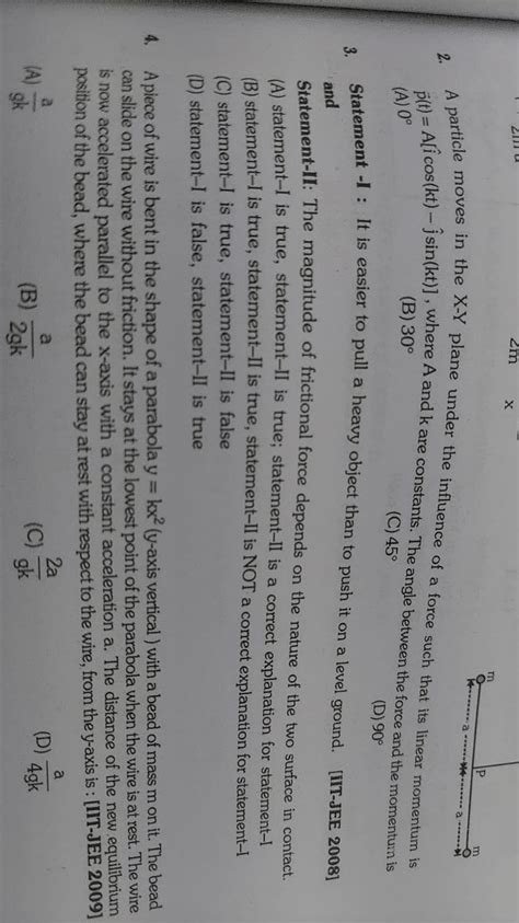 [grade 11 Physics Laws Of Motion] Answer To This Question Is Given B But Isnt Pushing Easier
