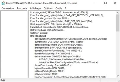 Active Directory Ldaps Avec Un Certificat Autosigné
