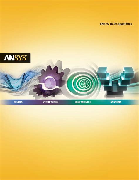 Pdf Ansys 16 0 Capabilities · Pdf Fileansys® 16 0 Capabilities Chart Mesh Generation