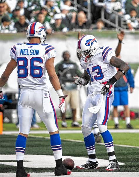 Stevie Johnson Bills Receiver Who Mocked Ny Jets Plaxico Burress And Santonio Holmes Fined 10g