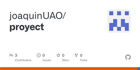 GitHub JoaquinUAO Proyect