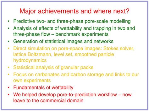 Ppt Imperial College Consortium On Pore Scale Modelling Powerpoint
