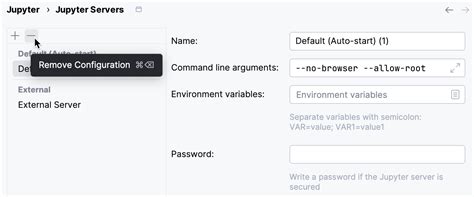 Manage Jupyter Notebook Servers PyCharm Documentation