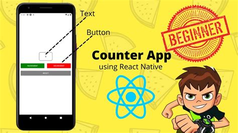 Counter App React Native Beginner Part 1 Youtube