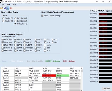 Tms320c6748 Gpios Control Processors Forum Processors Ti E2e
