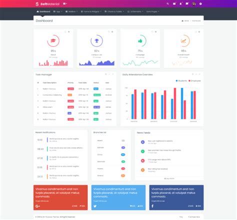 Education Dashboard Bootstrap Admin Template