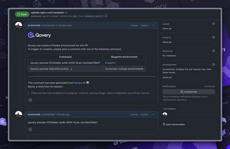 manually trigger preview environments with create on demand feature