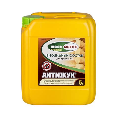Биоцидный состав для дерева Woodmaster Антижук 5 л купить по доступным ценам в интернет