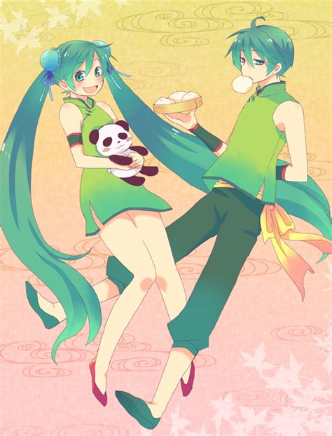 Hatsune Miku And Hatsune Mikuo Vocaloid Drawn By Tsuyuka Sunny Spot Danbooru