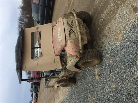 Makeshift Windshield On A Foremans Buggy R Osha