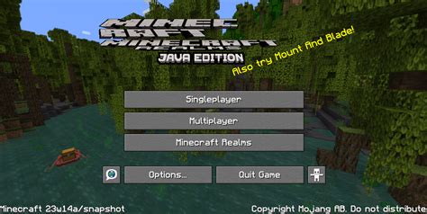 I Was Loading Minecraft Snapshot 23w14a And This Is What The Loading