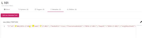 the metadata that was manually added was saved in one single line